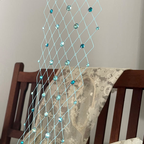 Face Masquerade Veil Mask, Eye Veil Wedding Party, Crystal Face Veil M ...